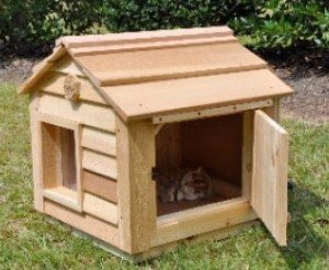 Outdoor Cat House | Outside Heated Cat Shelter for Cold Weather